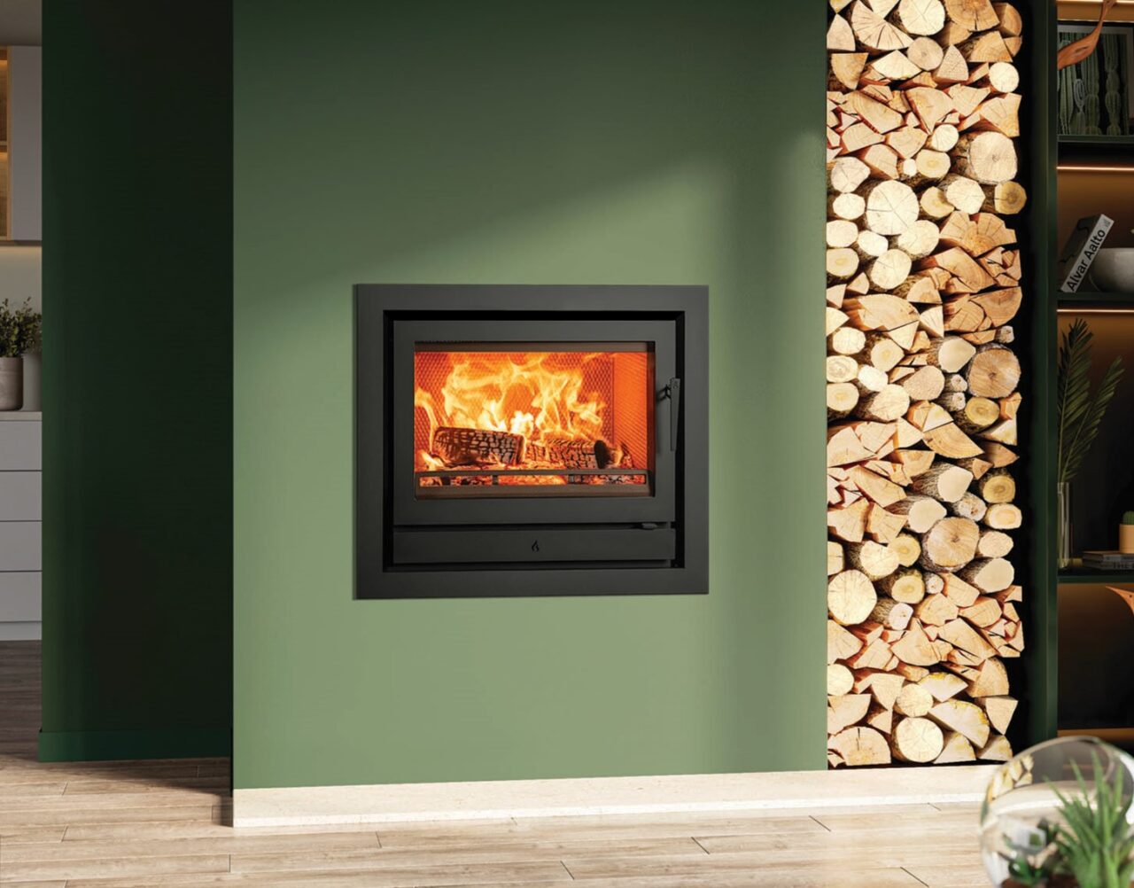 Stovax Riva2 66 inset stove | Newcastle Fireplace Centre